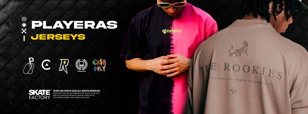 PLAYERAS & JERSEYS – Skate Factory