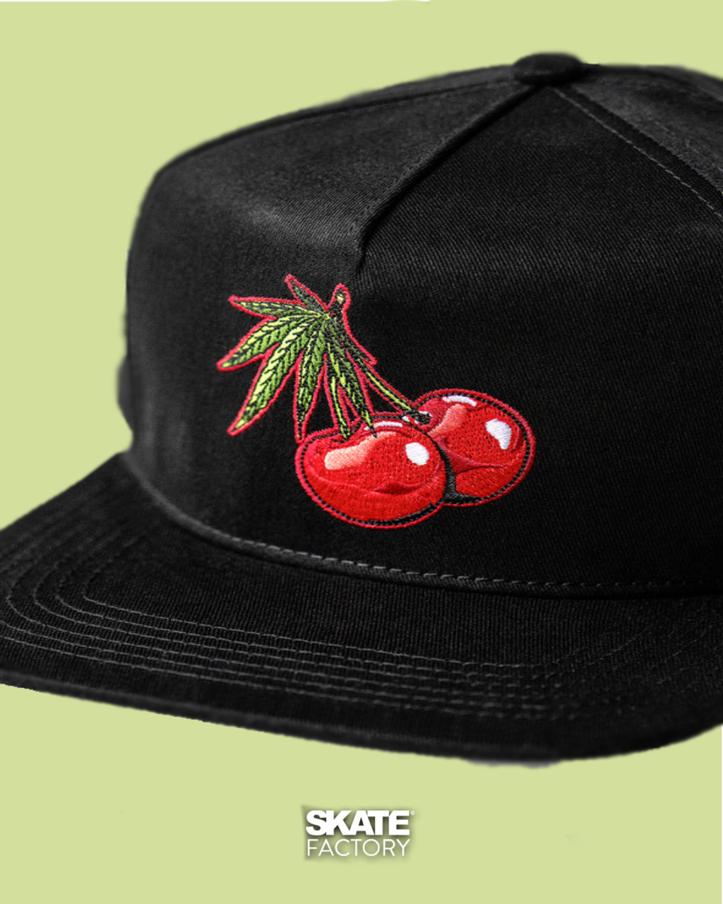 GORRA PLANA PRAYERS CHERRY OG NEGRO – Skate Factory